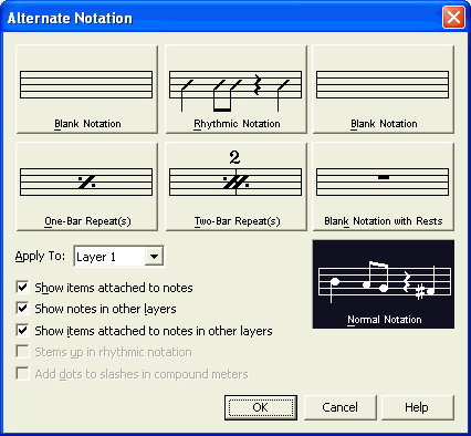 Alternate Notation