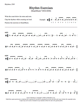 Worksheets: Compound time