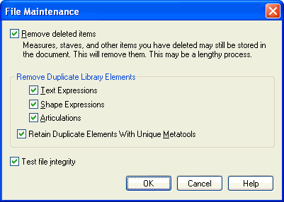 File Maintenance