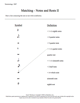Worksheets: Terminology