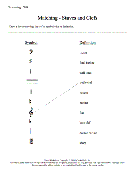 Worksheets: Terminology
