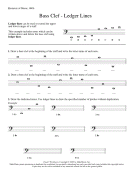 Worksheets: Elements of Music
