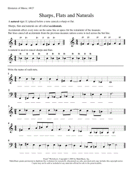 Worksheets: Elements of Music