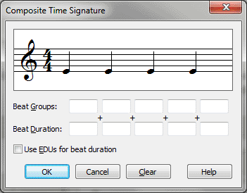 Composite Time Signature
