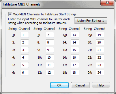 To use a MIDI guitar for entry