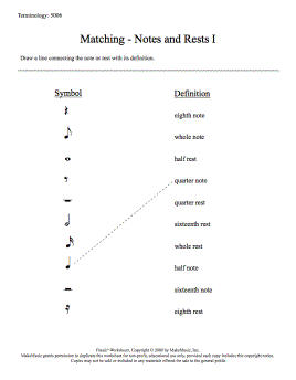 Worksheets: Terminology