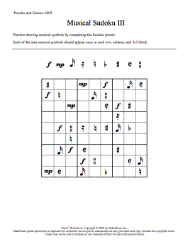 Worksheets: Puzzles