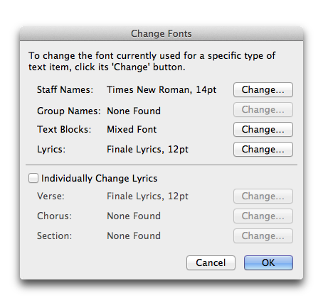 Change Fonts Plug-in