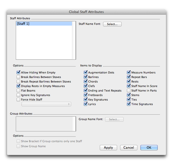 Global Staff Attributes plug-in