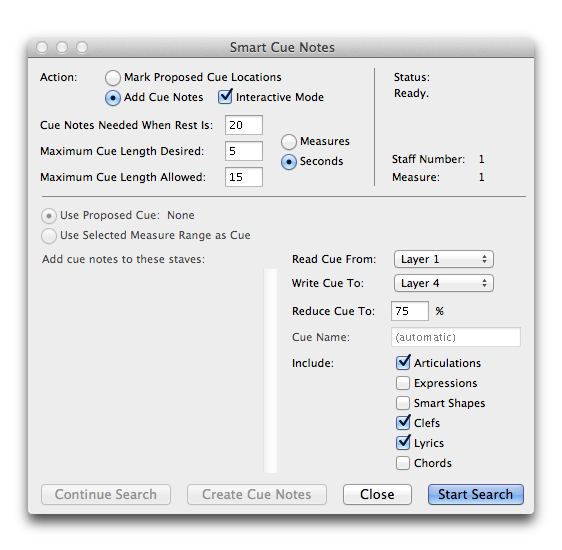 Smart Cue Notes Plug-in