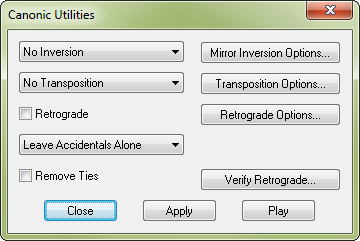 Canonic Utilities Plug-in
