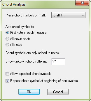 Chord Analysis Plug-in