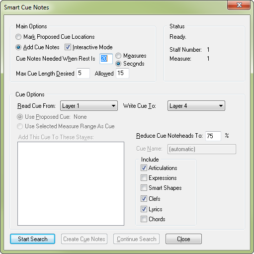 Smart Cue Notes Plug-in