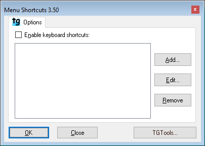Menu Shortcuts Plug-in