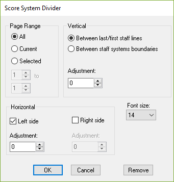 Score System Divider Plug-in